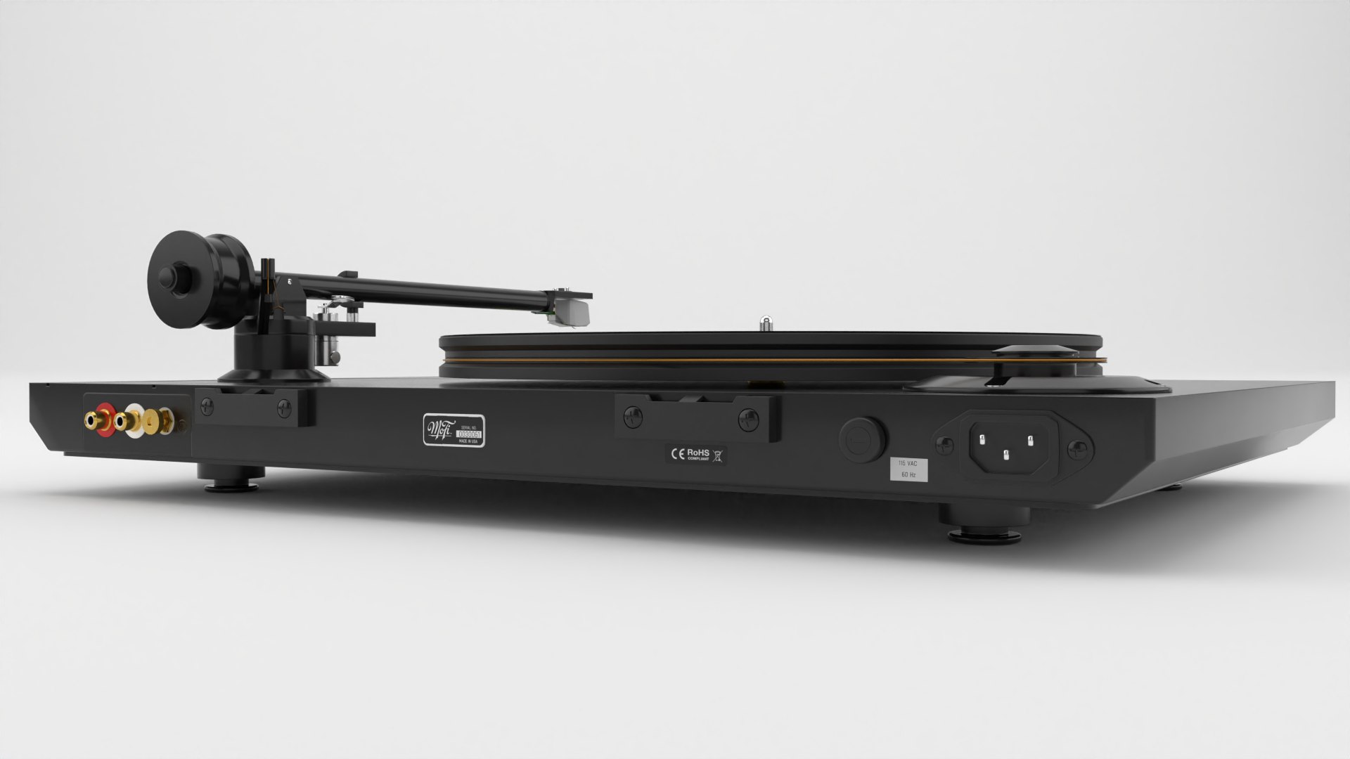 MoFi Electronics - StudioDeck Foundation Turntable 3D Model ...