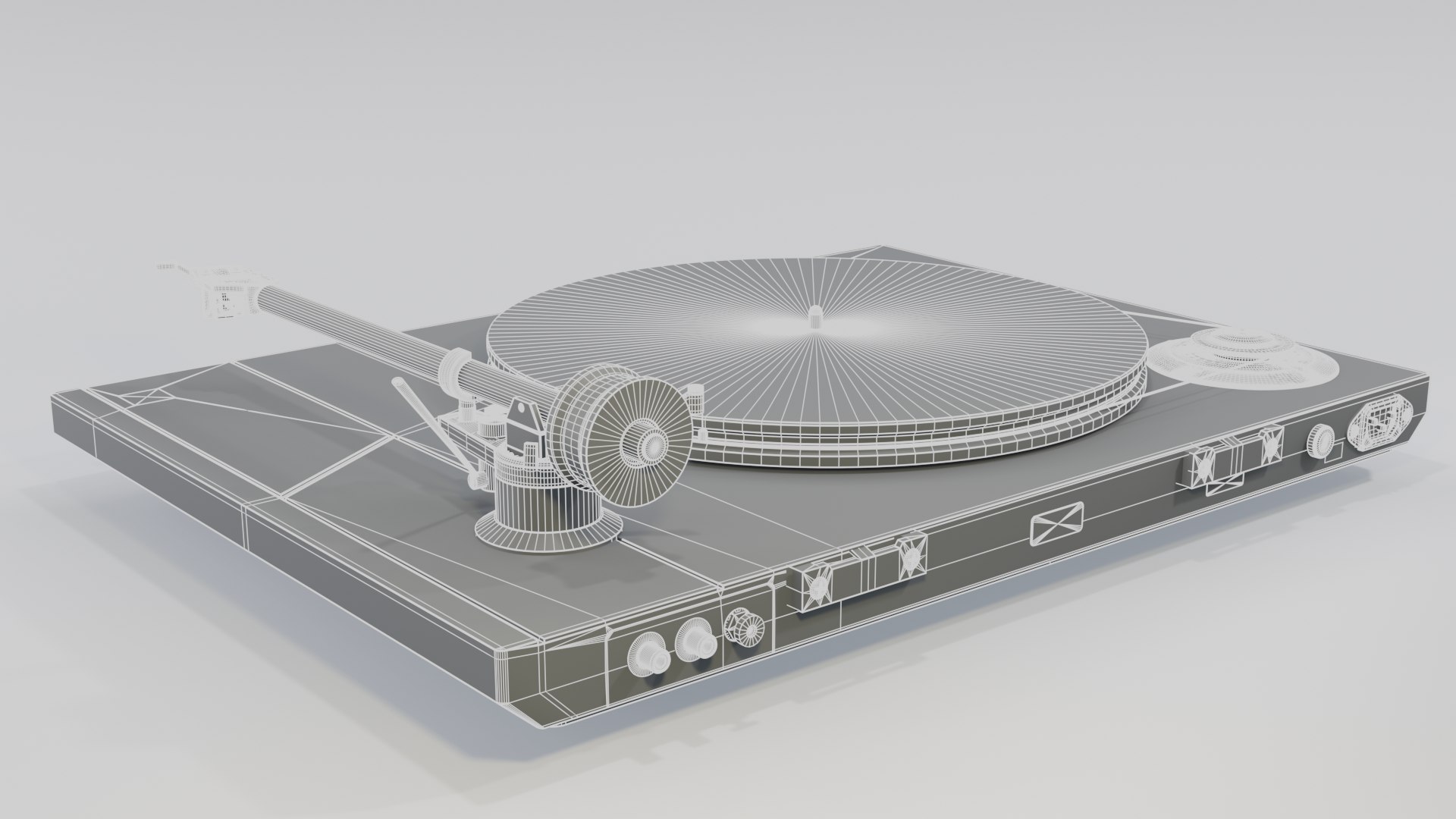 MoFi Electronics - StudioDeck Foundation Turntable 3D Model ...