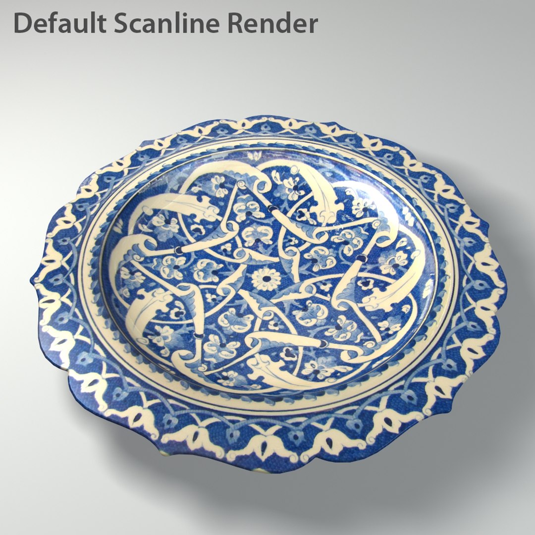 3d model traditional hand bowl