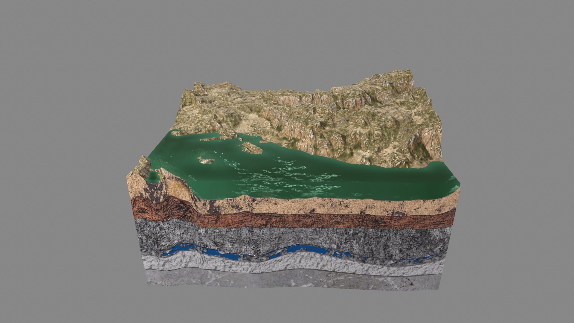 Mountain Structure 3D Model - TurboSquid 2177759