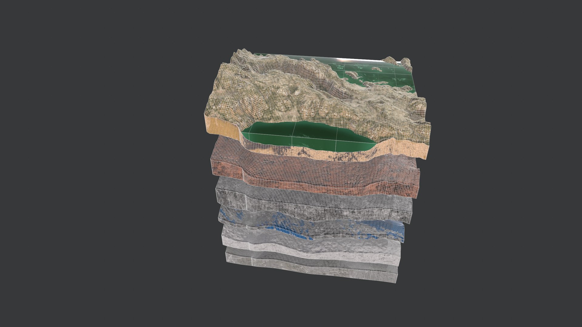 Mountain Structure 3D Model - TurboSquid 2177759