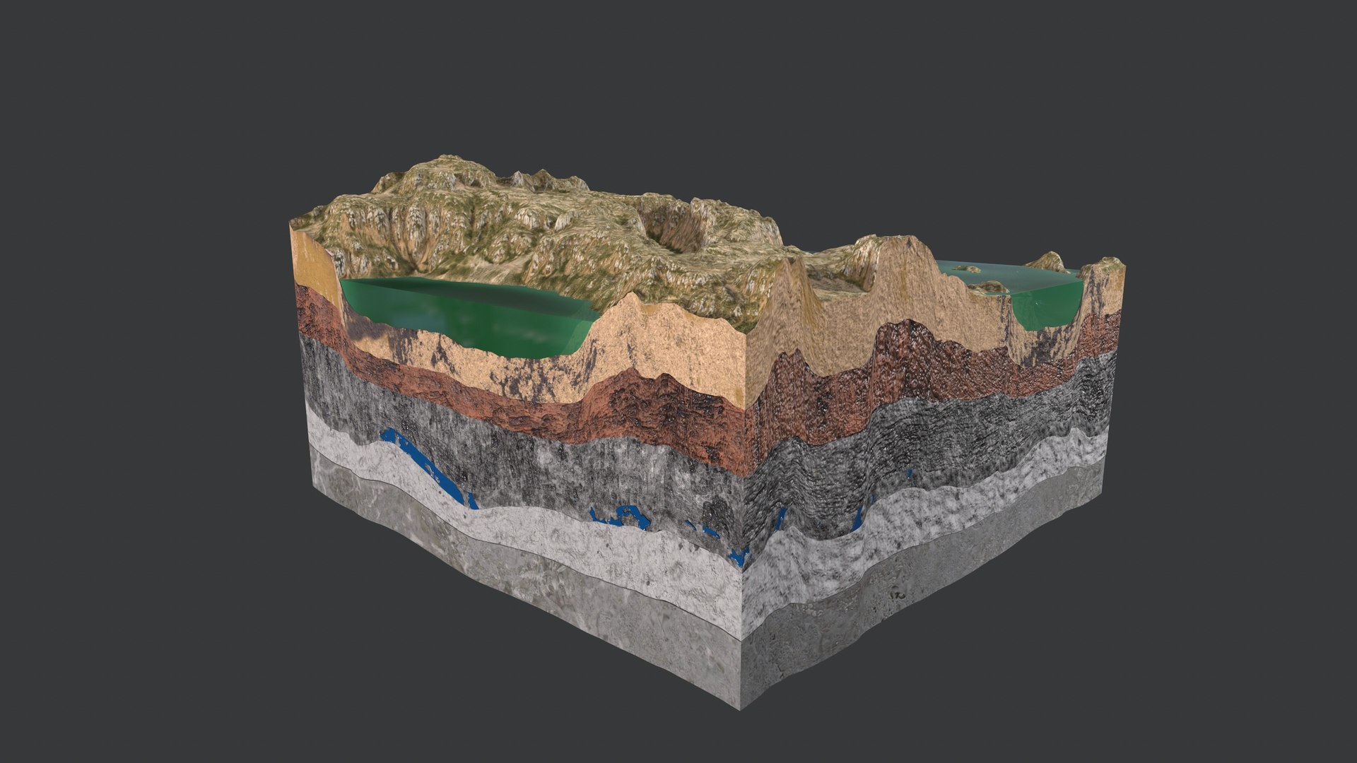 Mountain Structure 3D Model - TurboSquid 2177759