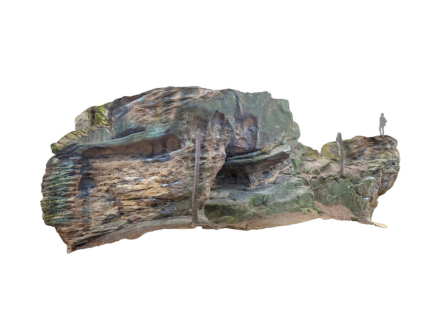 Giant Stone Boulder 16k 3d Obj