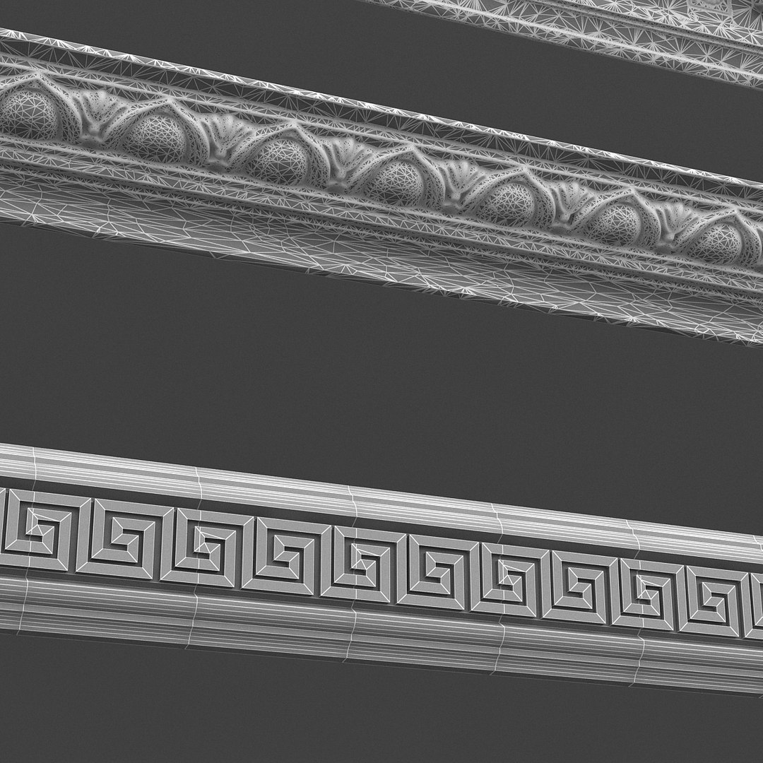 3D Classic Ceiling Pattern 04 - TurboSquid 1517149