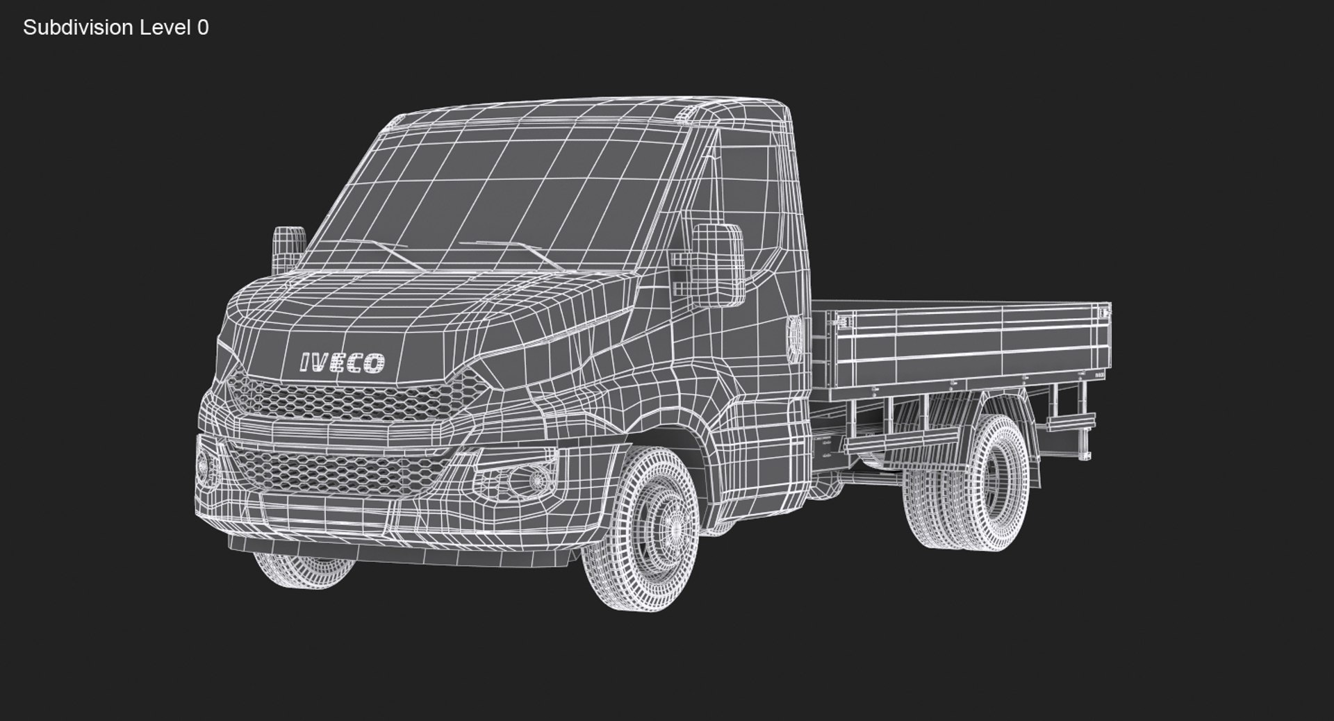 iveco daily pickup 2016 3d max