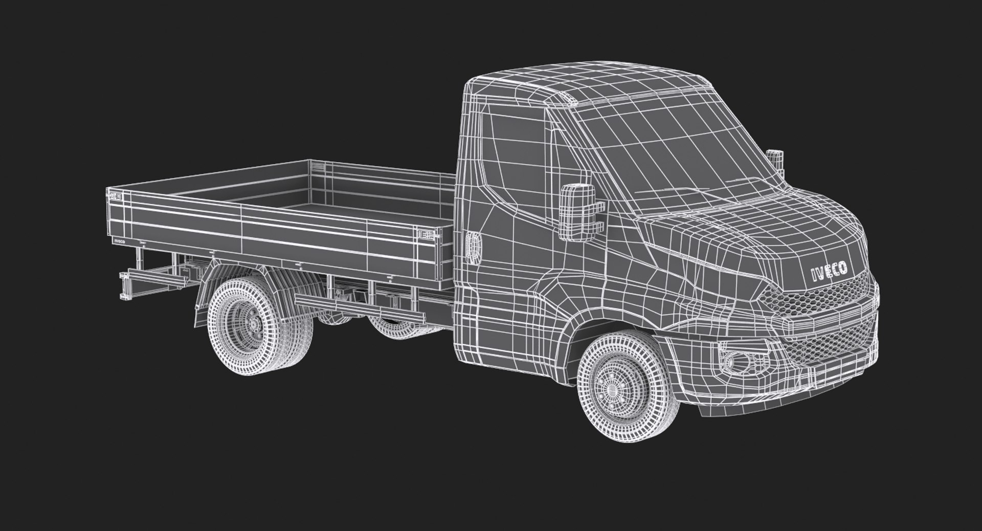 iveco daily pickup 2016 3d max