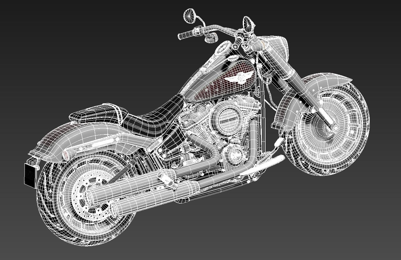 Harley-davidson Fat Boy 2020 3D Model - TurboSquid 1385620