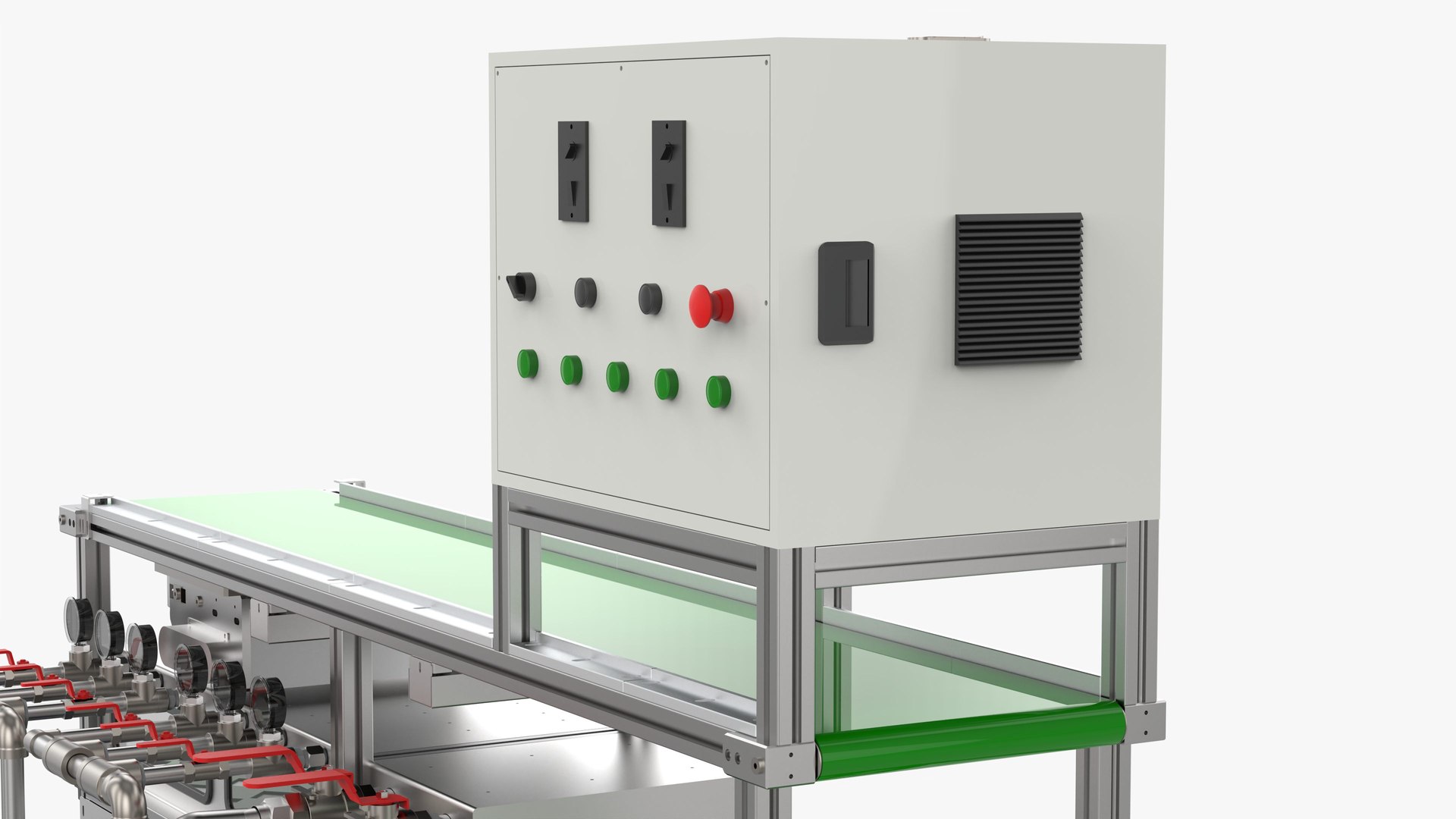 3D Automatic Hardware Cleaning And Conveying Machine - TurboSquid 2038328