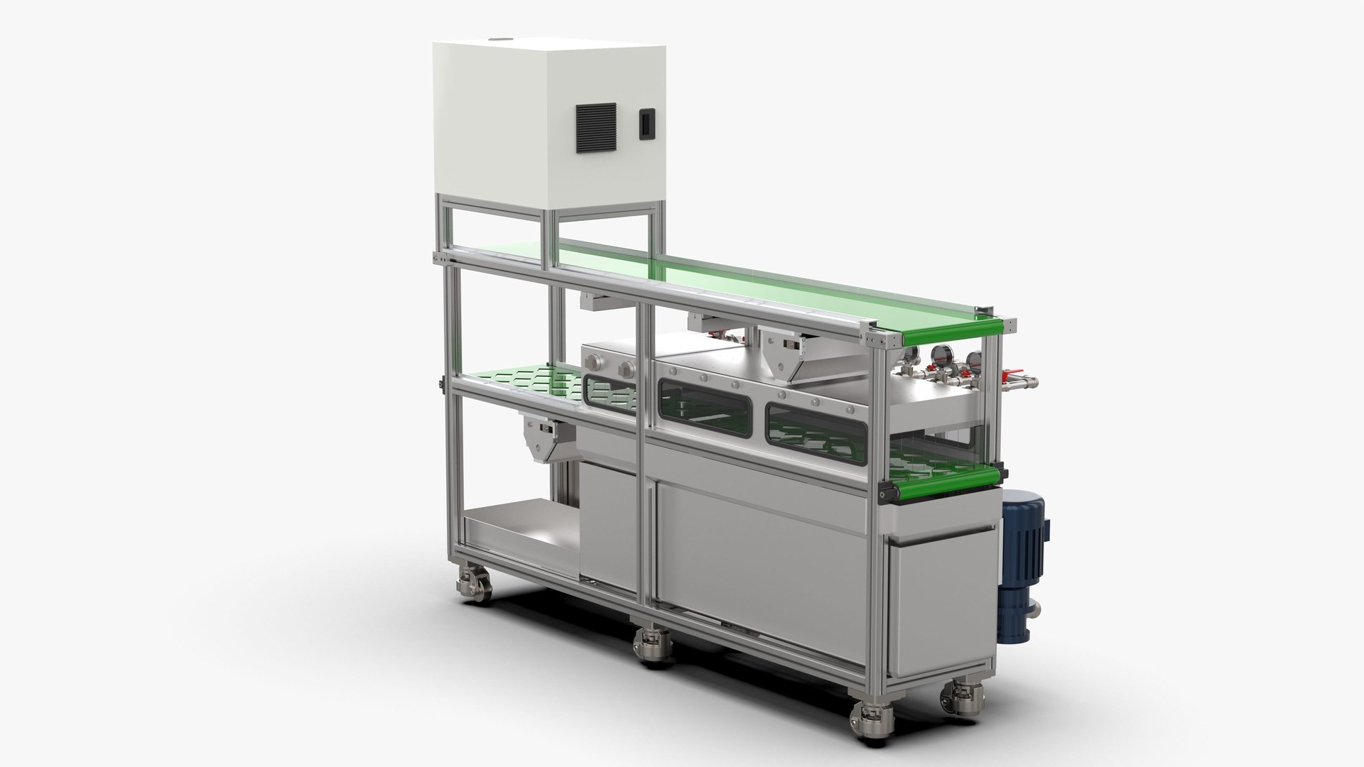 3D Automatic Hardware Cleaning And Conveying Machine - TurboSquid 2038328