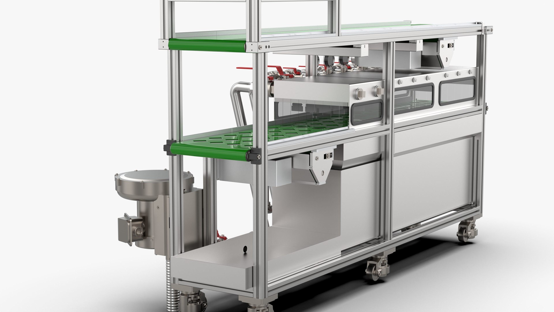 3D Automatic Hardware Cleaning And Conveying Machine - TurboSquid 2038328