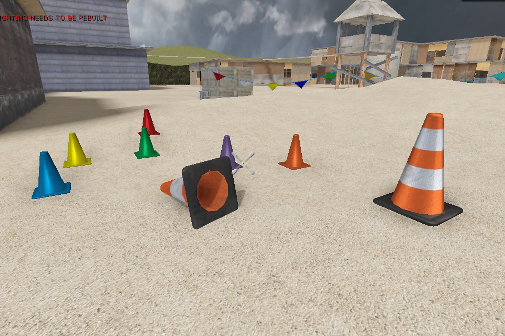 Traffic Cones Small Low Poly Game Ready 3D - TurboSquid 2078722