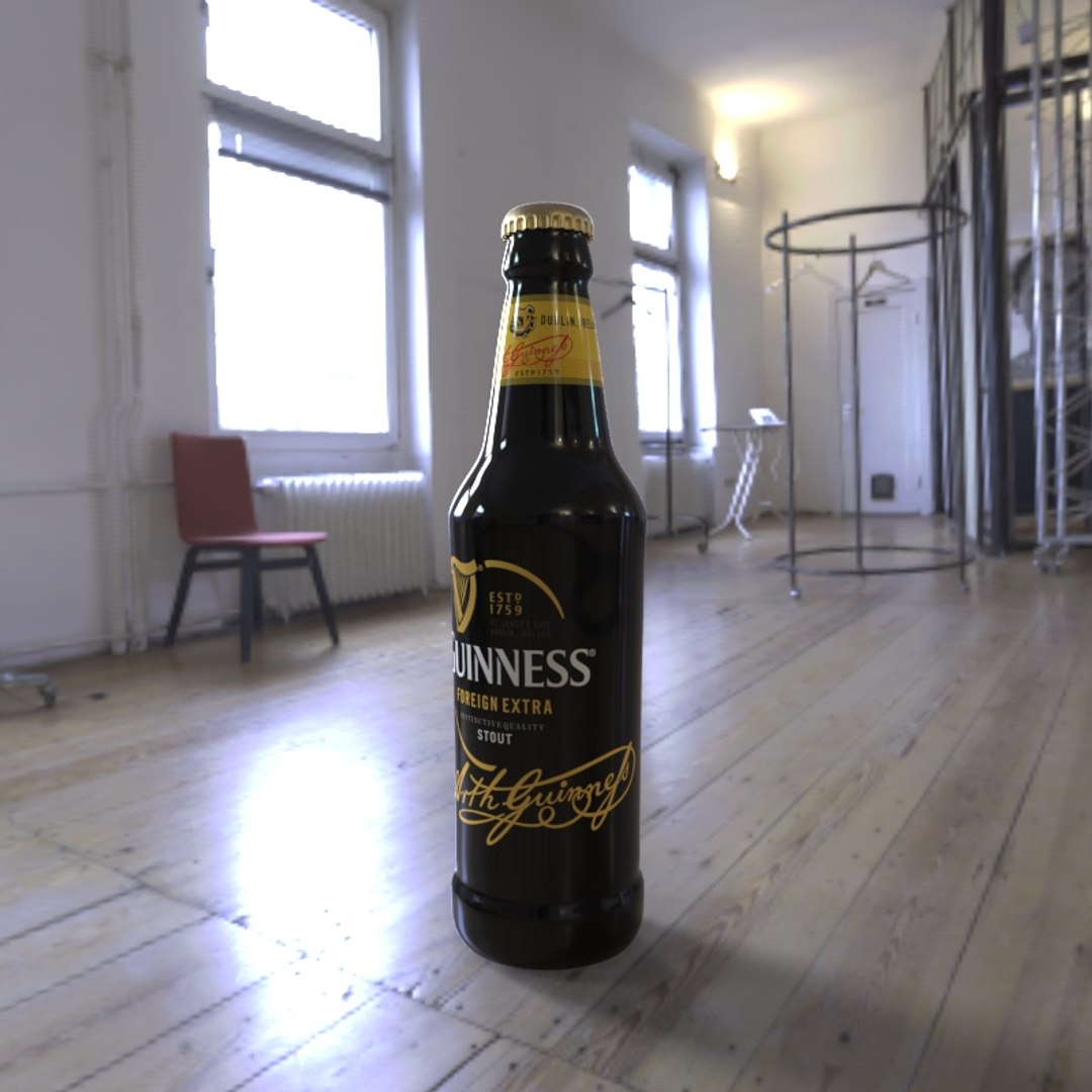 3D Model Guinness Bottle - TurboSquid 1155568