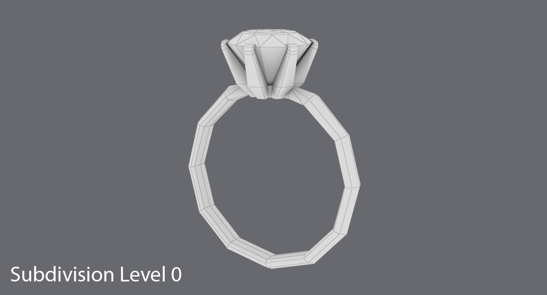 3d Model Diamond Ring