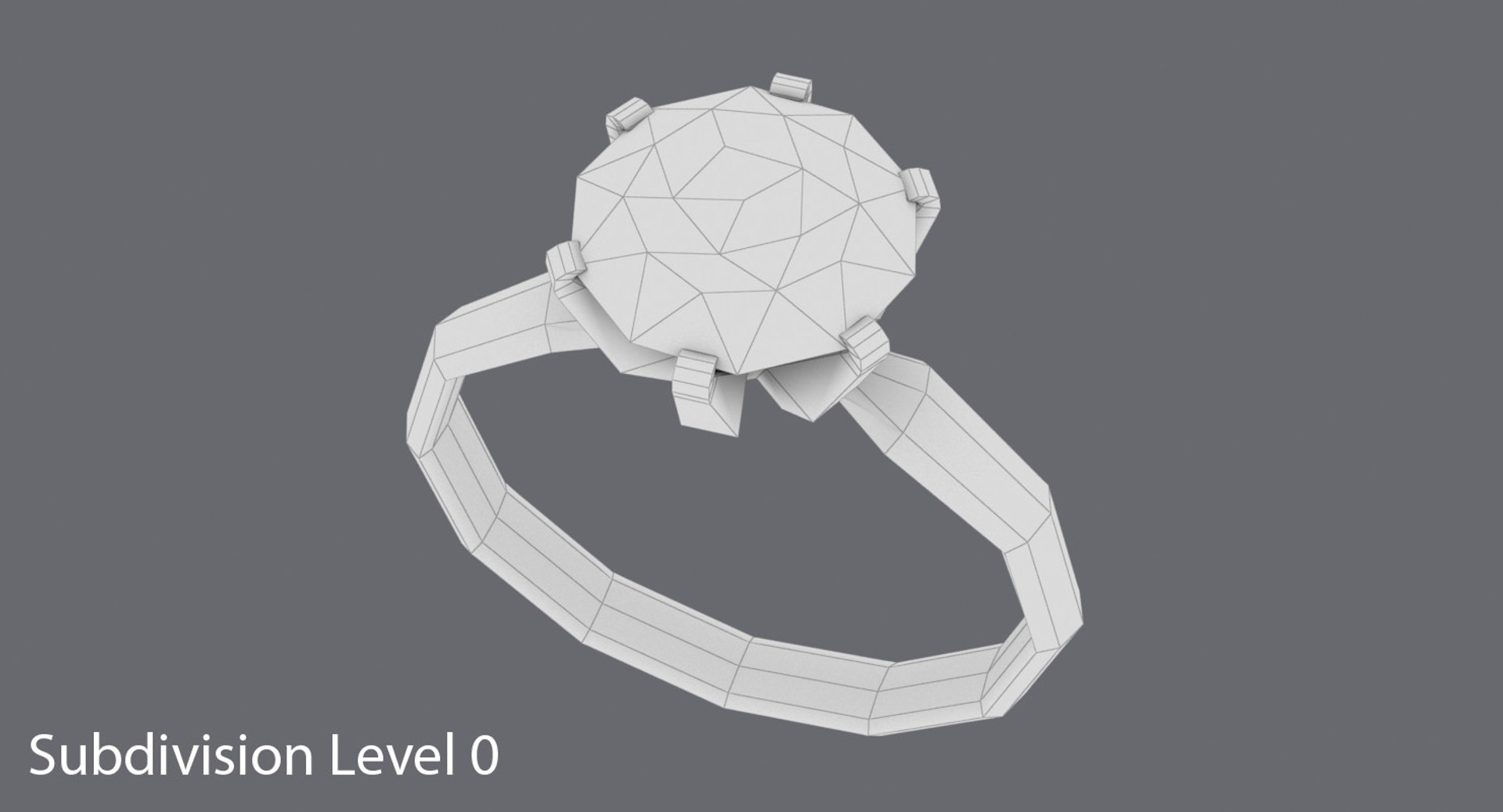 3d Model Diamond Ring