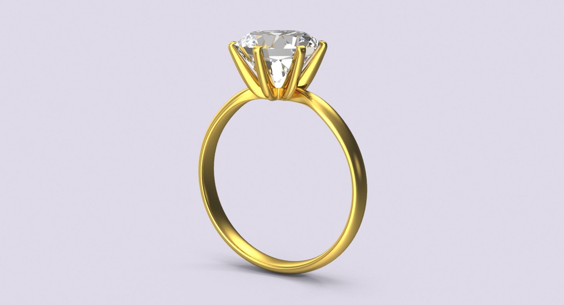 3d Model Diamond Ring