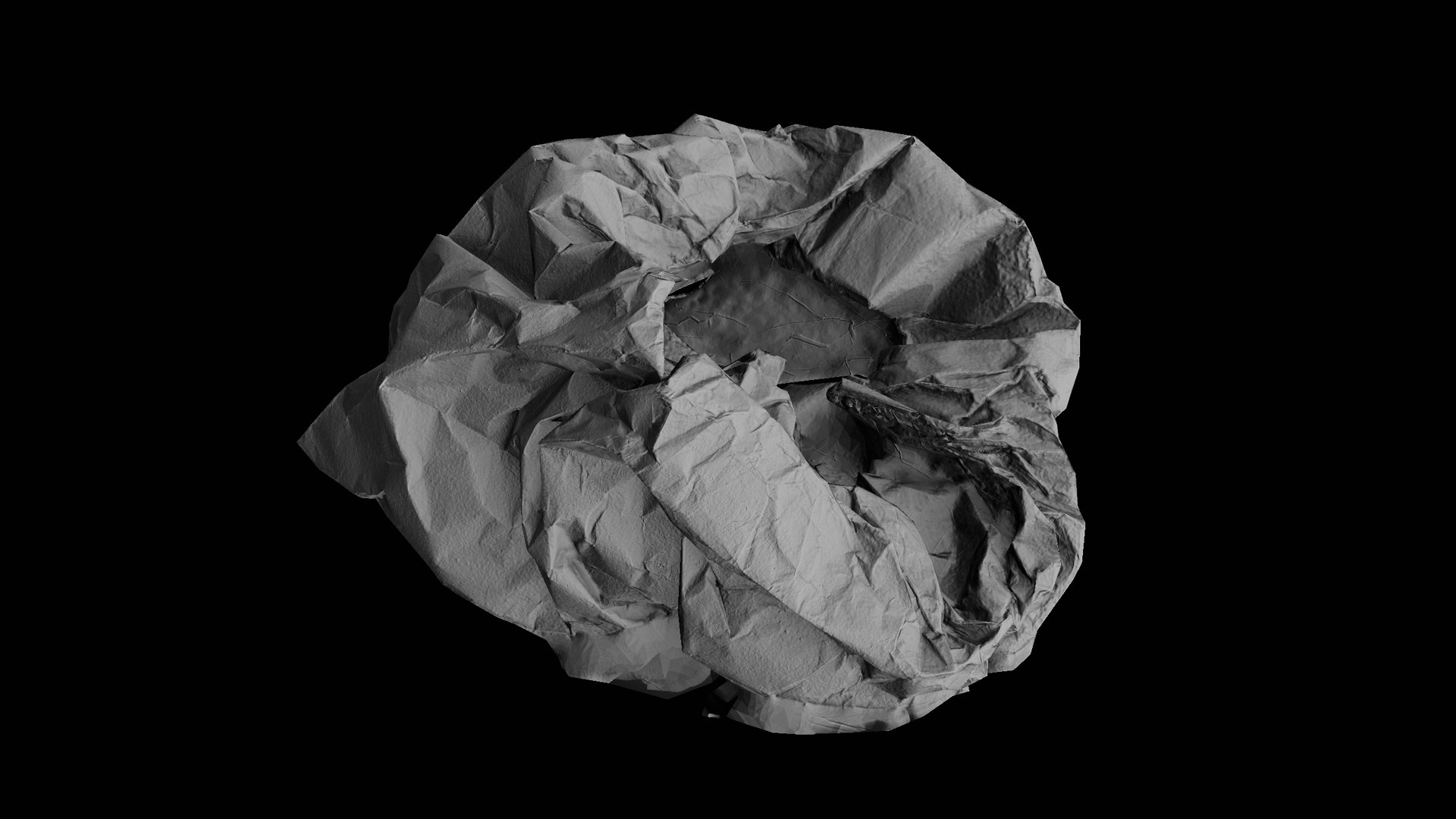 3D Crumpled Paper Bag Trash Pt2 PBR Photogrammetry - TurboSquid 2428194