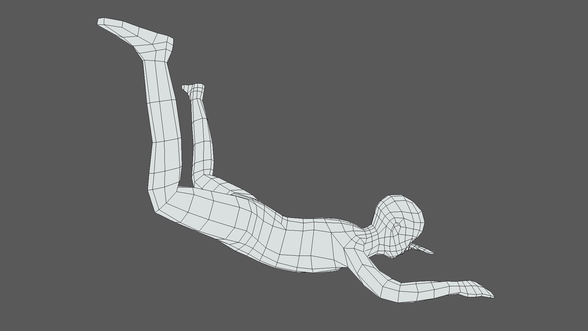 3D Low Poly Falling Kid - TurboSquid 1867631