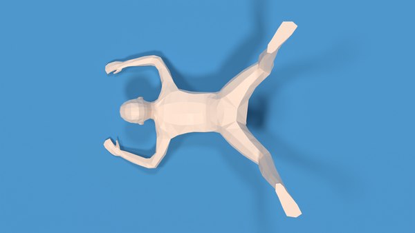 3D Low Poly Falling Kid - TurboSquid 1867631