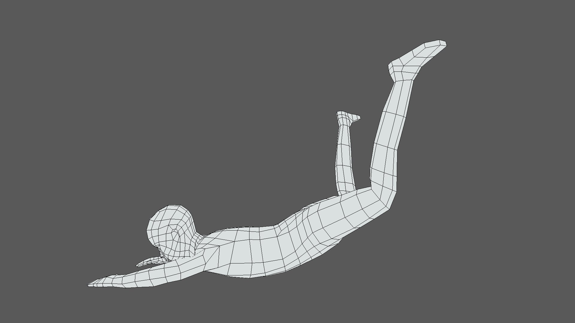 3D Low Poly Falling Kid - TurboSquid 1867631