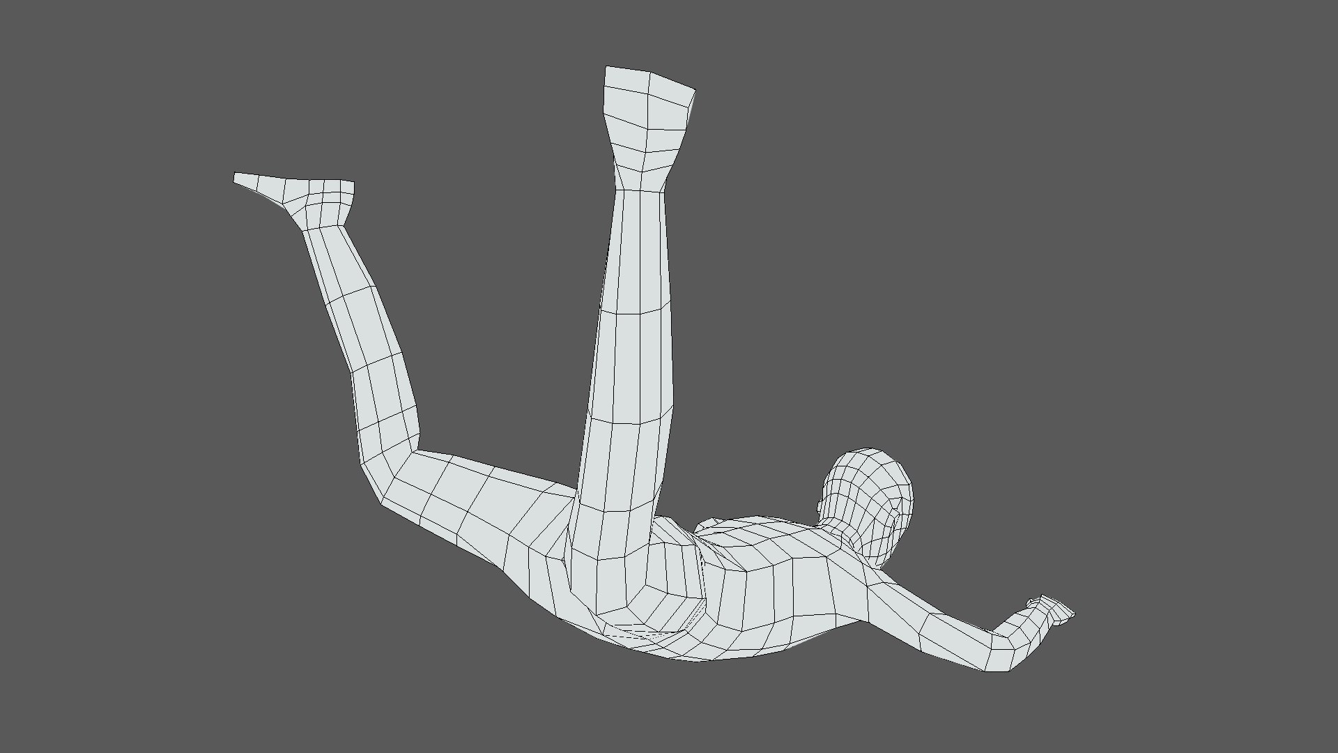 3D Low Poly Falling Kid - TurboSquid 1867631