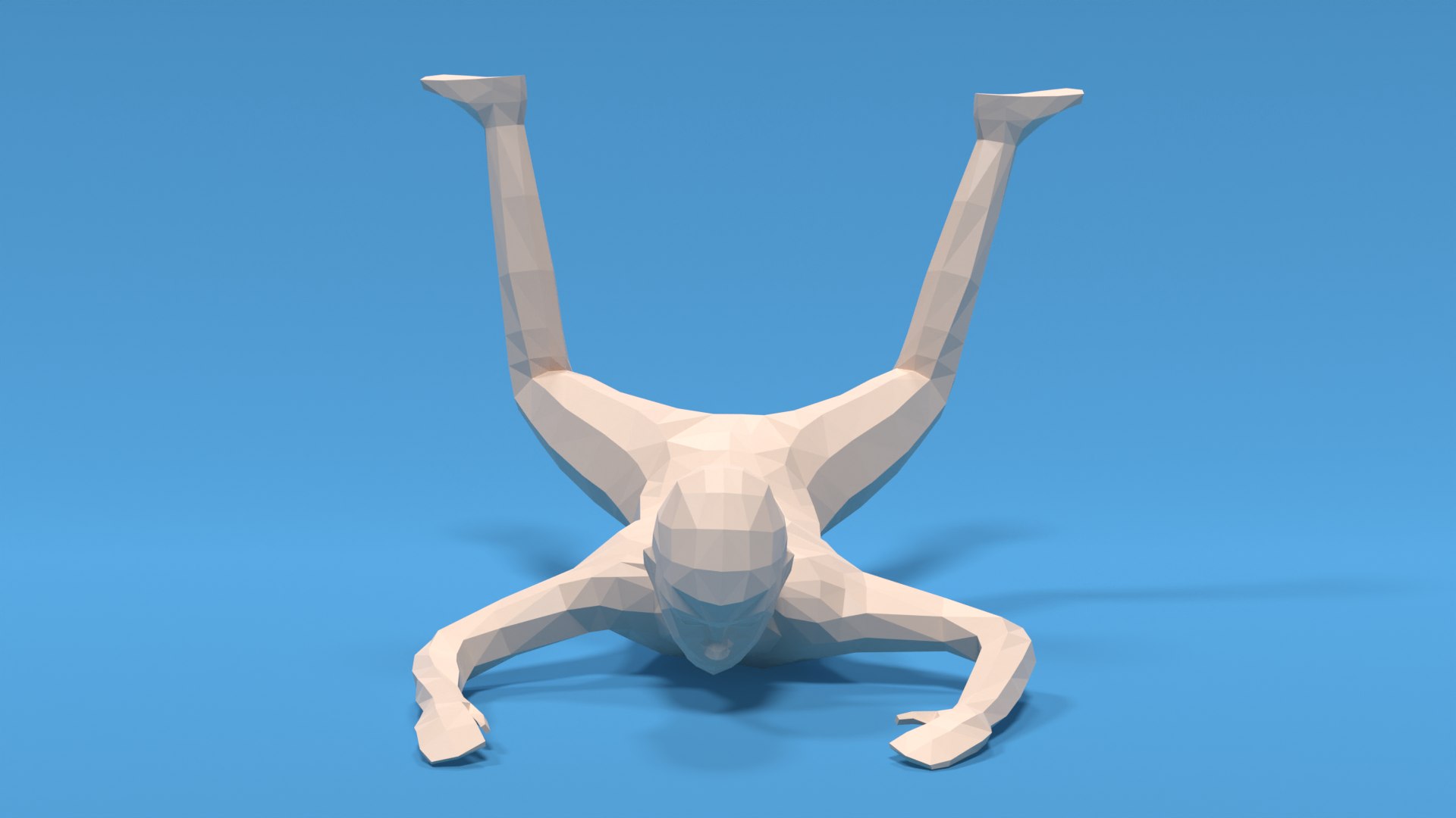 3D Low Poly Falling Kid - TurboSquid 1867631
