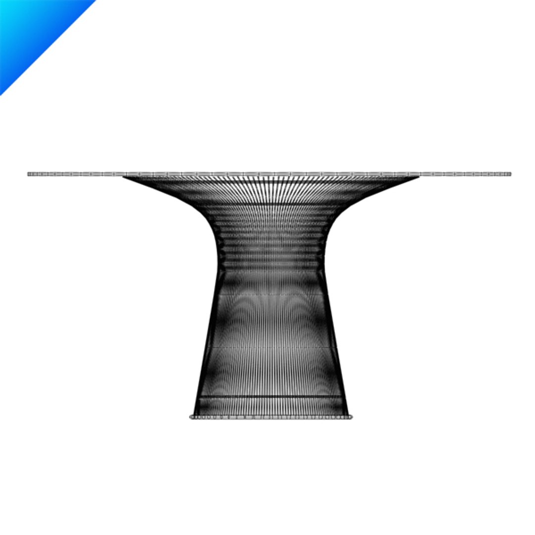 Platner Dining Table 3d Max