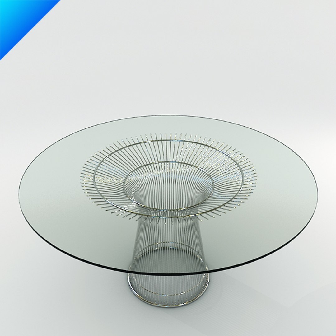 Platner Dining Table 3d Max