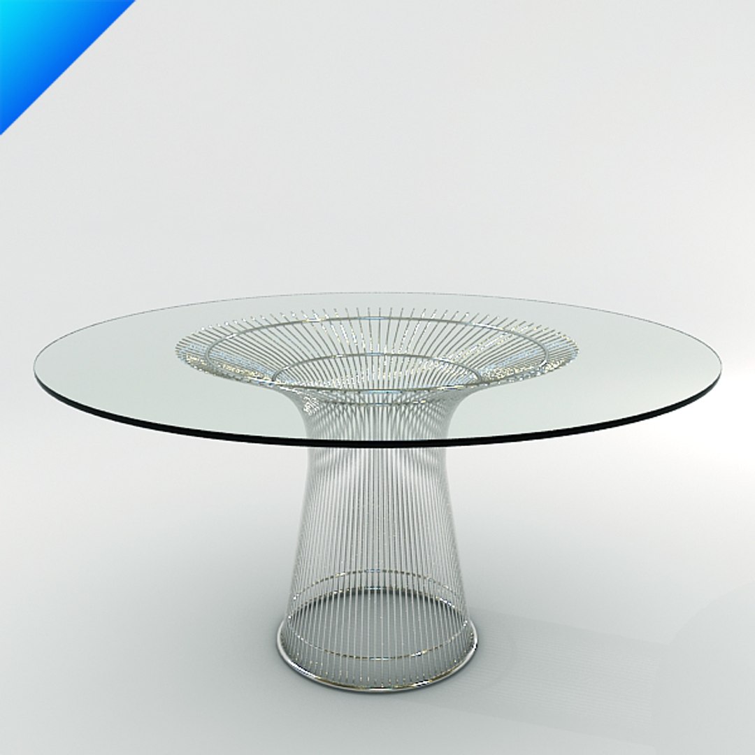 Platner Dining Table 3d Max