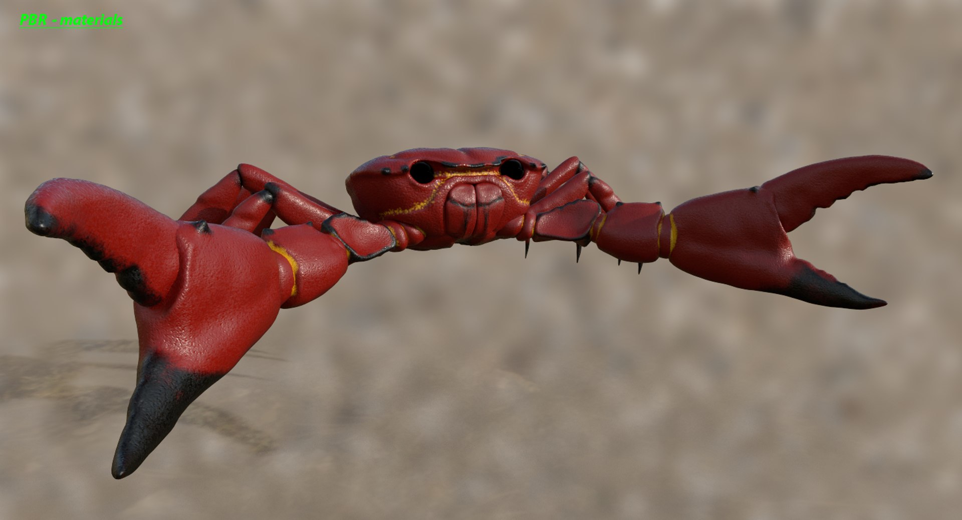 3D crab model - TurboSquid 1316330