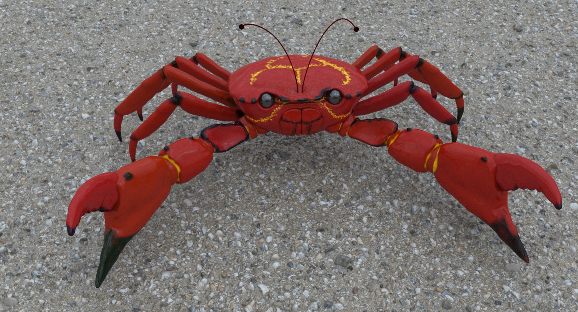3D crab model - TurboSquid 1316330