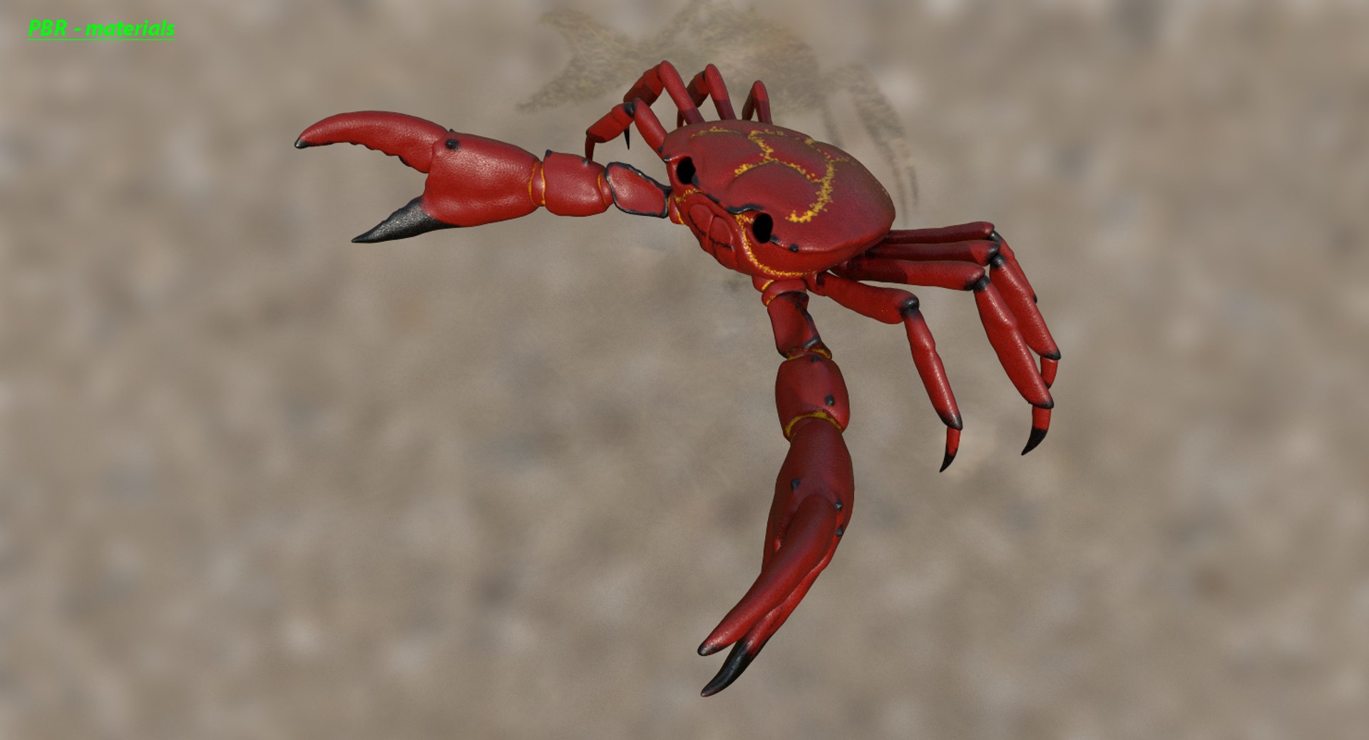 3D crab model - TurboSquid 1316330