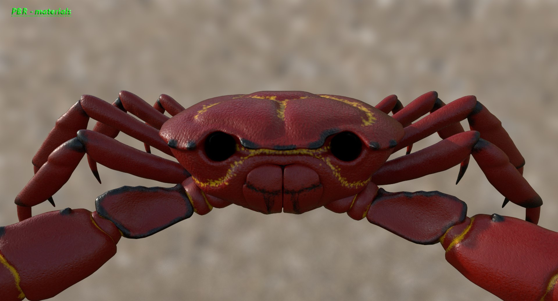 3D crab model - TurboSquid 1316330