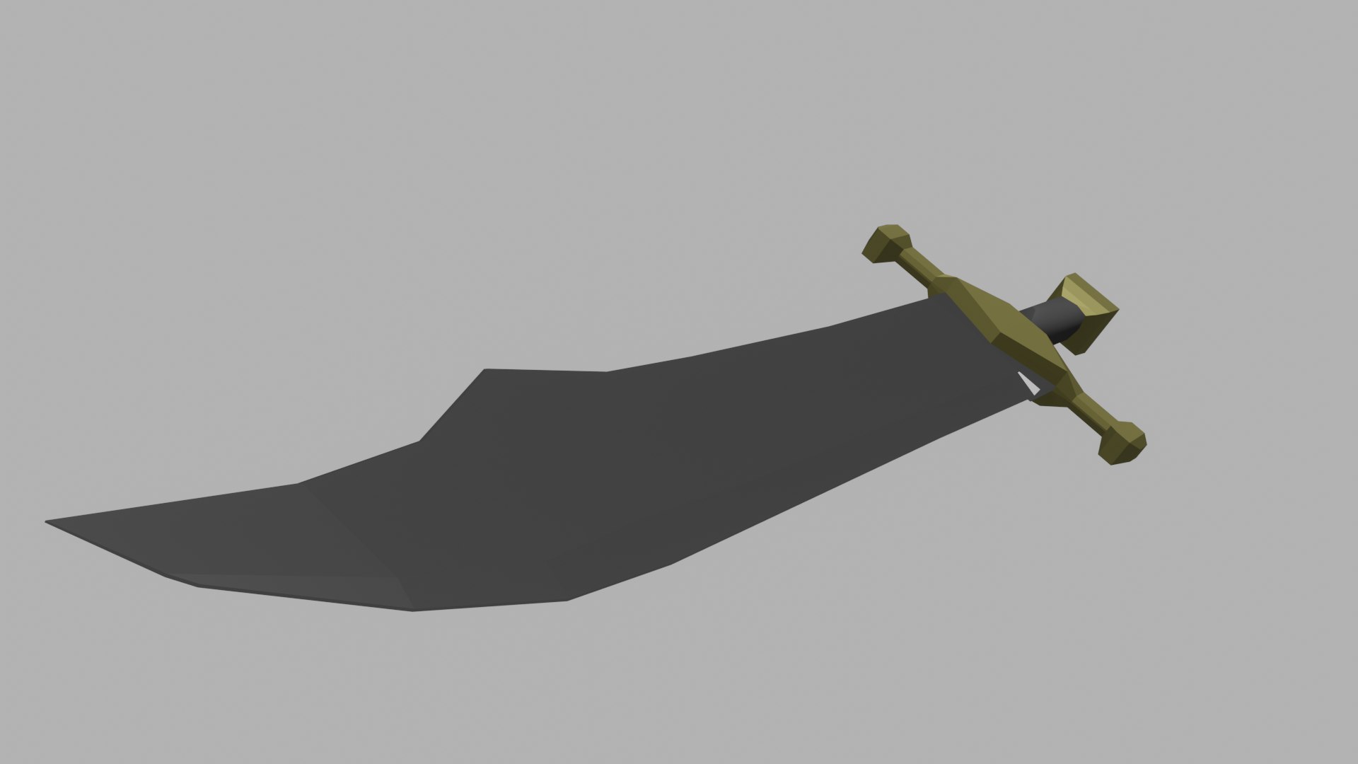 Scimitar Low-poly 3D - TurboSquid 1663863