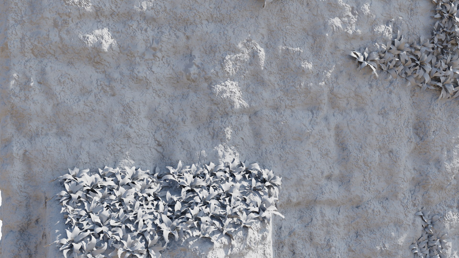 3D Rock Mossy Cliff Model - TurboSquid 2238794