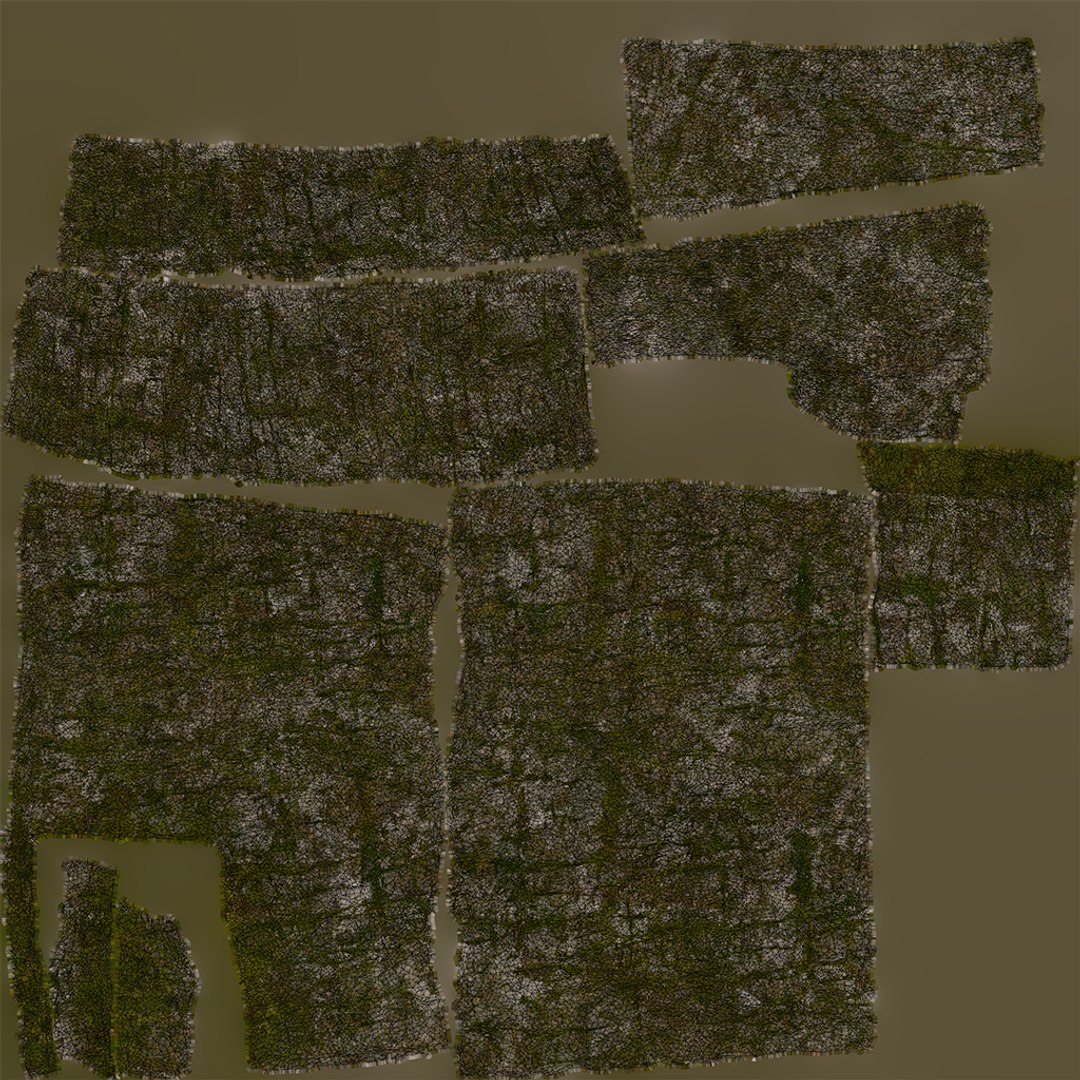 3D Rock Mossy Cliff Model - TurboSquid 2238794