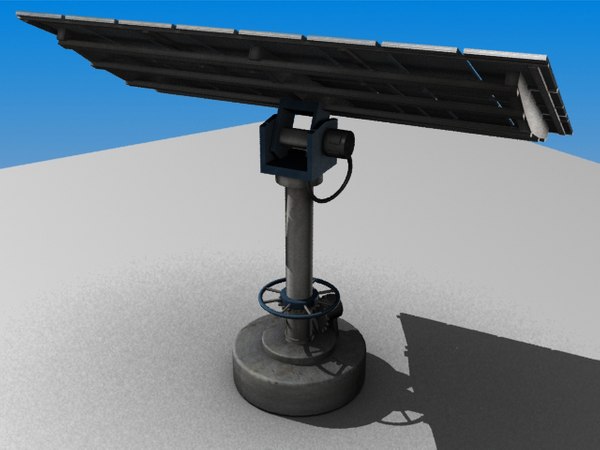 3d model solar panel