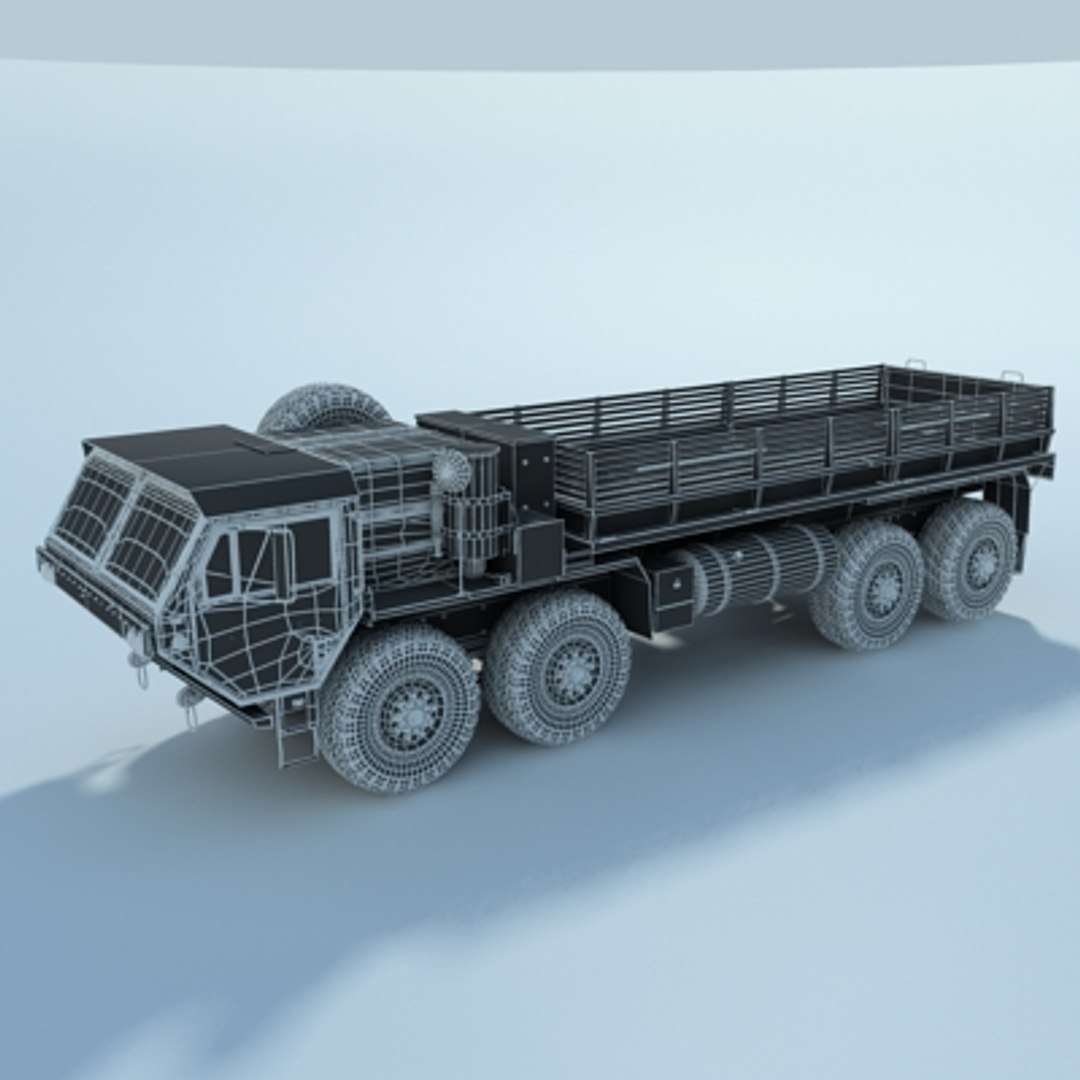 oshkosh hemmt m977 hemtt 3d model