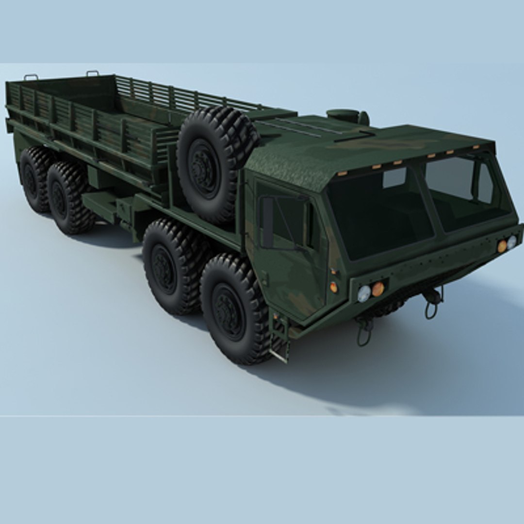 oshkosh hemmt m977 hemtt 3d model