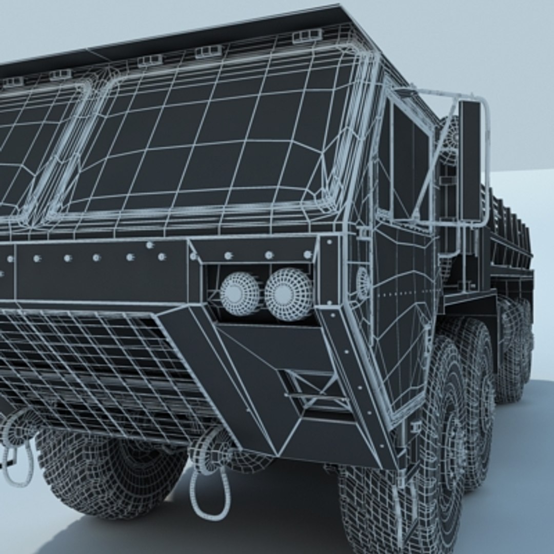 oshkosh hemmt m977 hemtt 3d model
