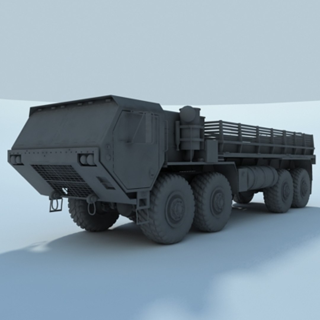 oshkosh hemmt m977 hemtt 3d model