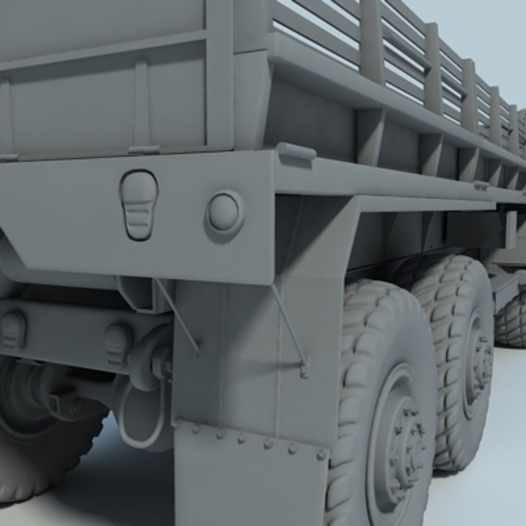 oshkosh hemmt m977 hemtt 3d model