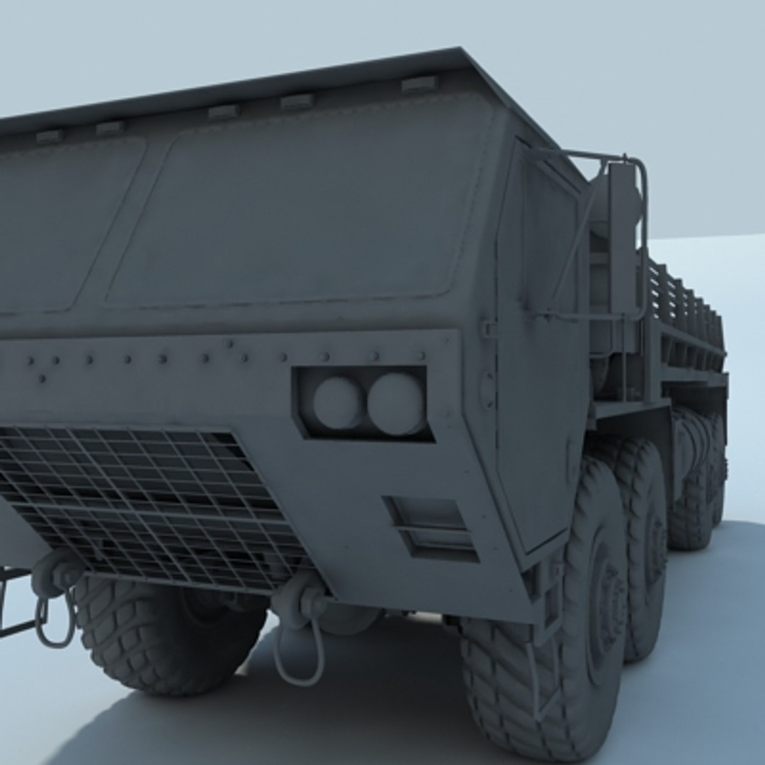 oshkosh hemmt m977 hemtt 3d model