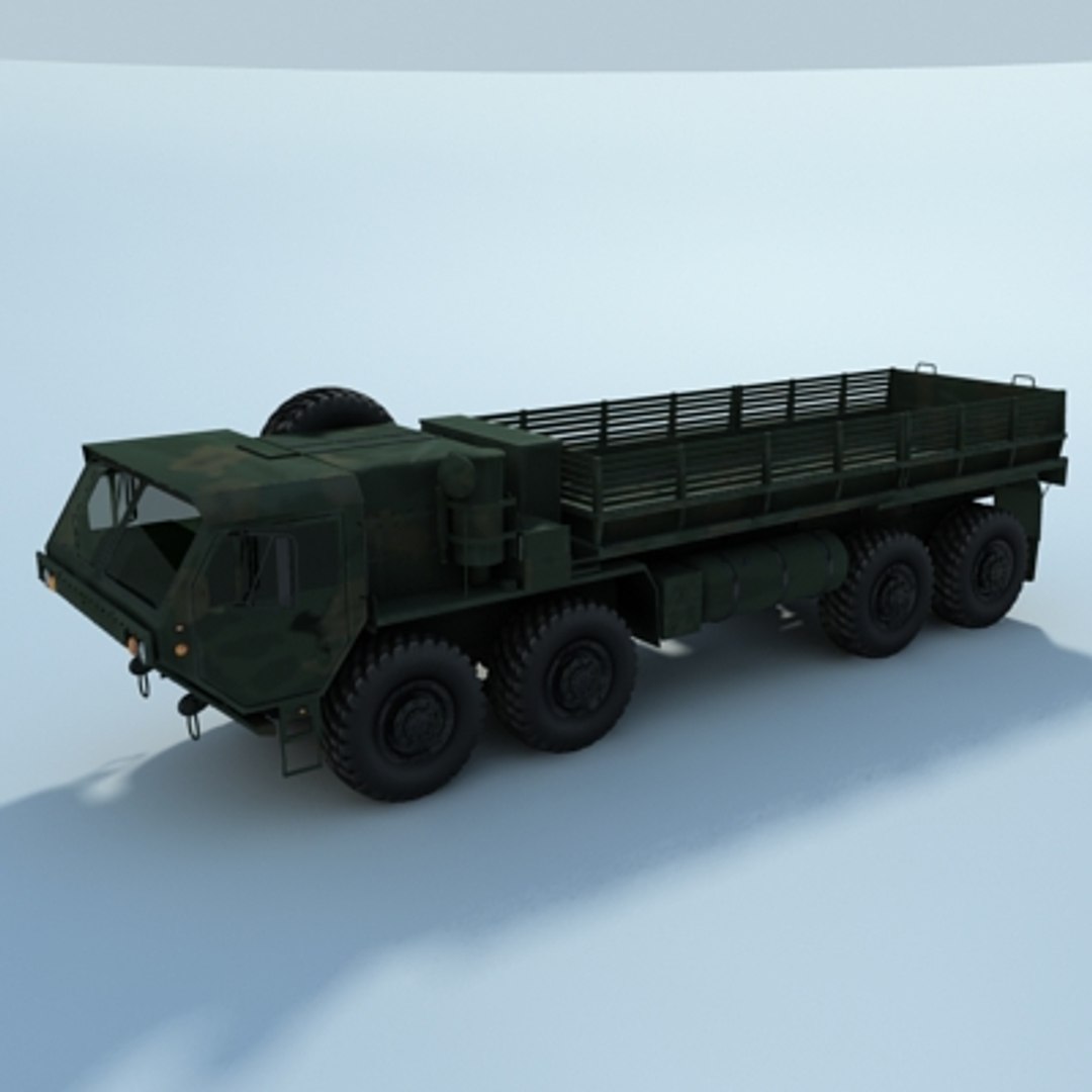oshkosh hemmt m977 hemtt 3d model
