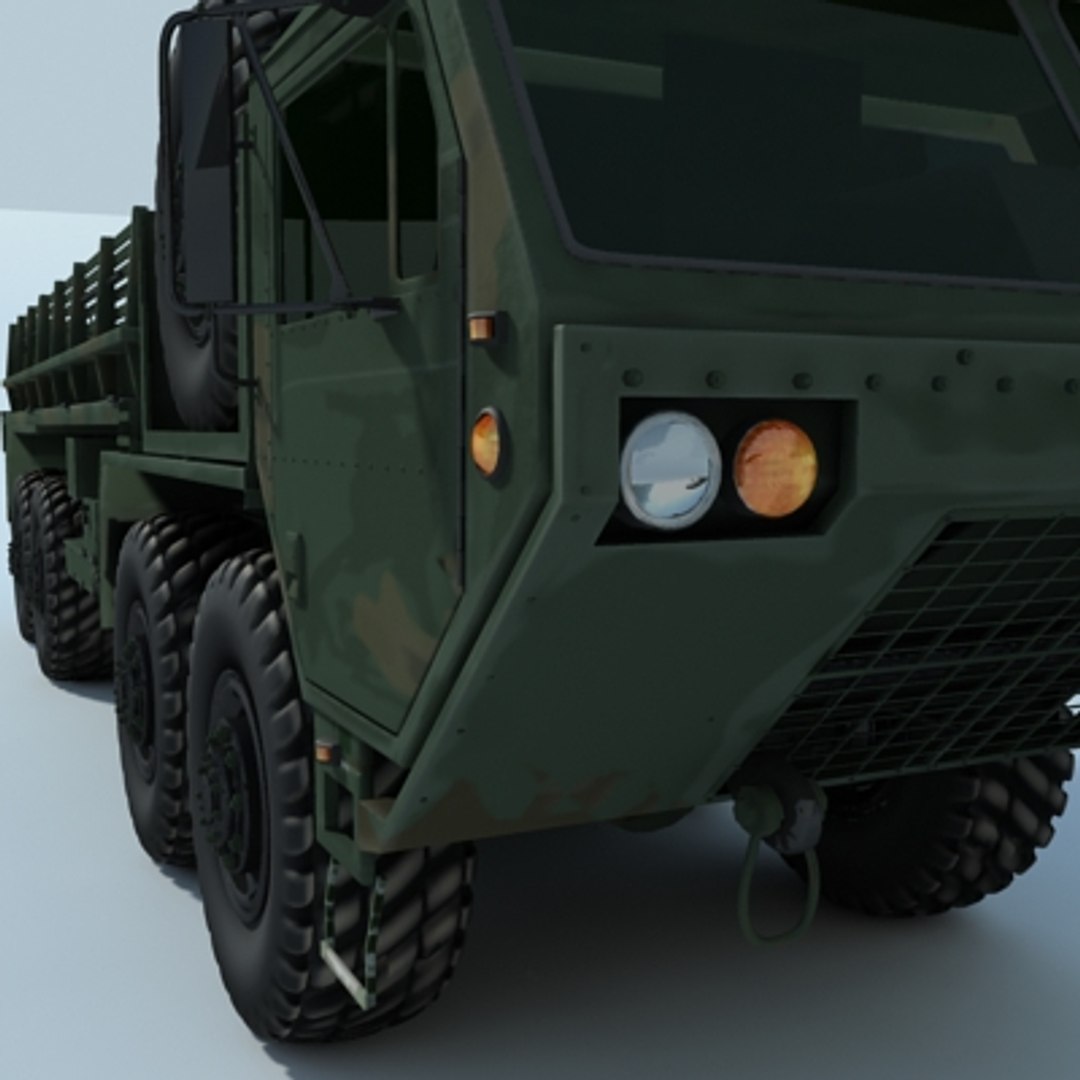 oshkosh hemmt m977 hemtt 3d model
