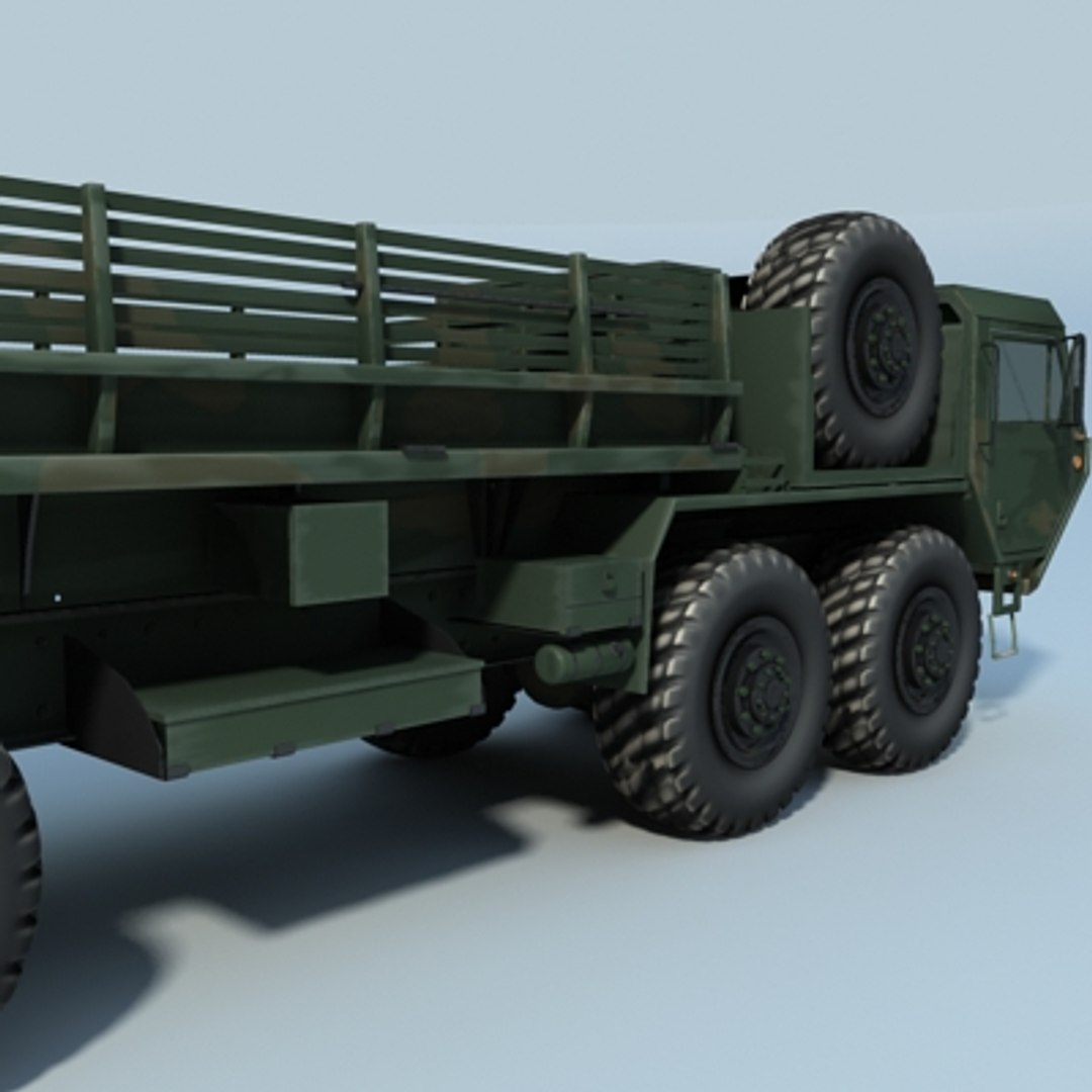 oshkosh hemmt m977 hemtt 3d model