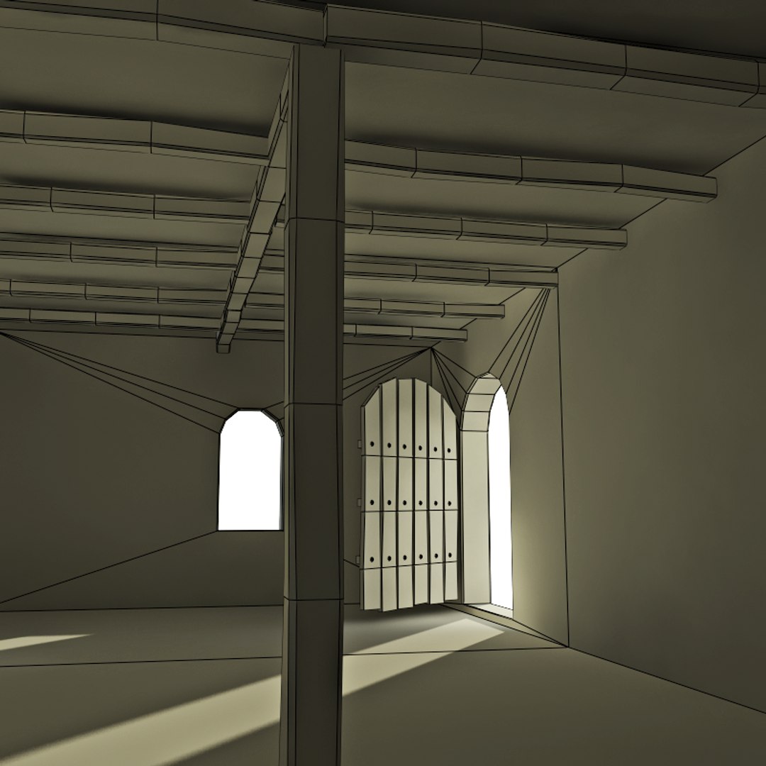 3d Max Medieval House