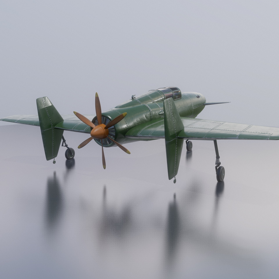 3d airplane originally engines model