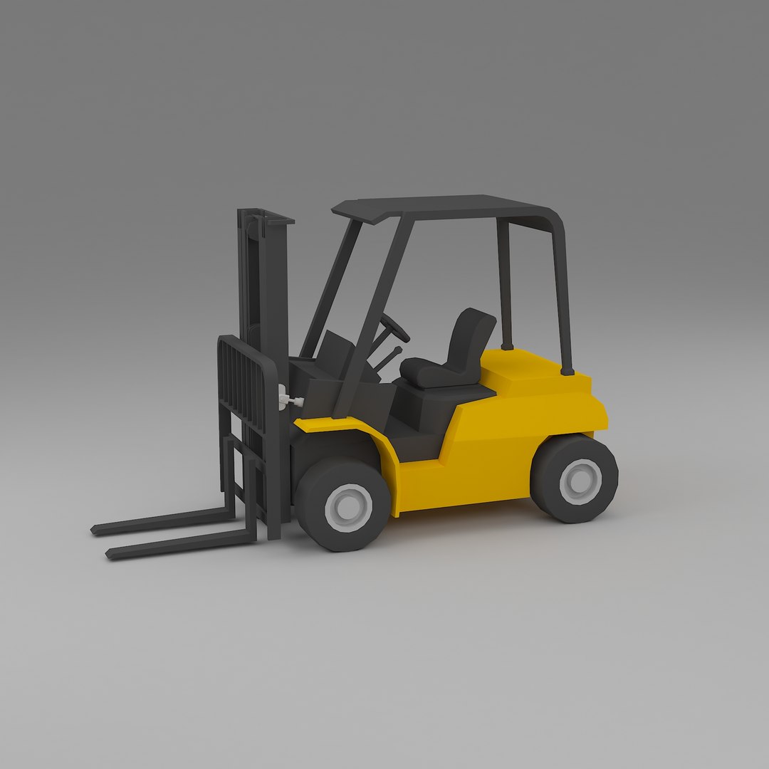 Forklift 3D Model - TurboSquid 1689130