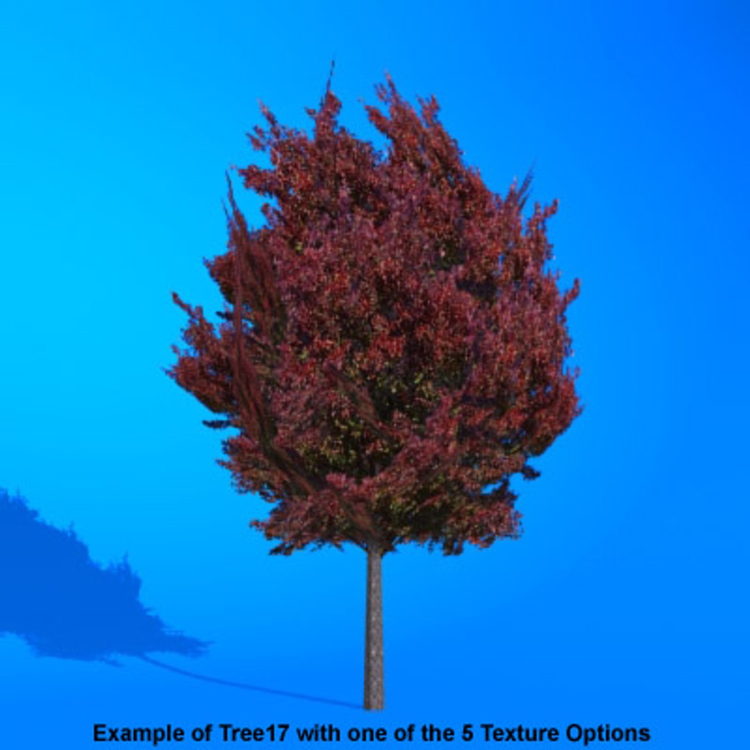 trees bark architectural 3d model