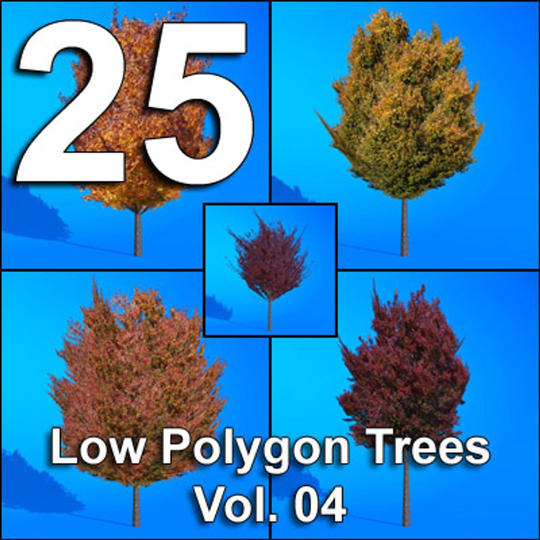 trees bark architectural 3d model